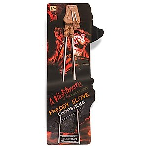 Loot Crate October 2016 "Horror" Exclusive Nightmare on Elm Street Freddy Krueger Glove Chopsticks