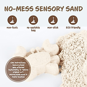 Sensory Sand White Sand Bulk Refill 10 Pounds of White