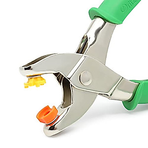 Dritz 16P Snap Fastener Pliers, Size 15 (3/8-Inch) & Size 16 (7/16-Inch), Green