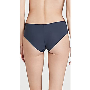 Calvin Klein Underwear Women's Invisibles Hipster 3 Pack, Black/Light Caramel/Speakeasy, XS