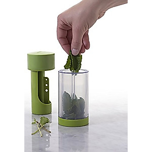 Microplane Herb Grinder and Leaf Stripper Seasoning Herb Mill (Green)