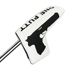 GOLTERS Golf Club Covers Blade Putter Cover Headcover Leather Magnetic Closure for Scotty Cameron Odyssey Taylormade Ping Gift for Men Women Golfer