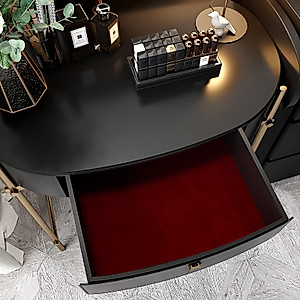 VEELIKE Dark Red Velvet Fabric Wallpaper Self Adhesive Soft Felt Drawer Liners 15.7''x118'' Red Flocking Contact Paper Peel and Stick Velvet Lining for Jewelry Box Cabinets Shelves Walls Arts & Crafts