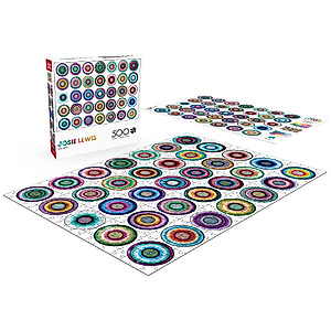 Buffalo Games - Josie Lewis - Vivid Vinyl - 500 Piece Jigsaw Puzzle for Adults Challenging Puzzle Perfect for Game Nights - Finished Puzzle Size is 21.25 x 15.00