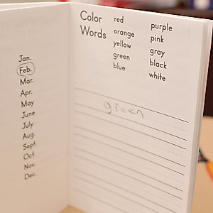 Really Good Stuff My Writing Word Journals - Set of 12, 5.75? W x 8.75? L - Kids Classroom Materials, Primary Notebooks, Grades 1-3