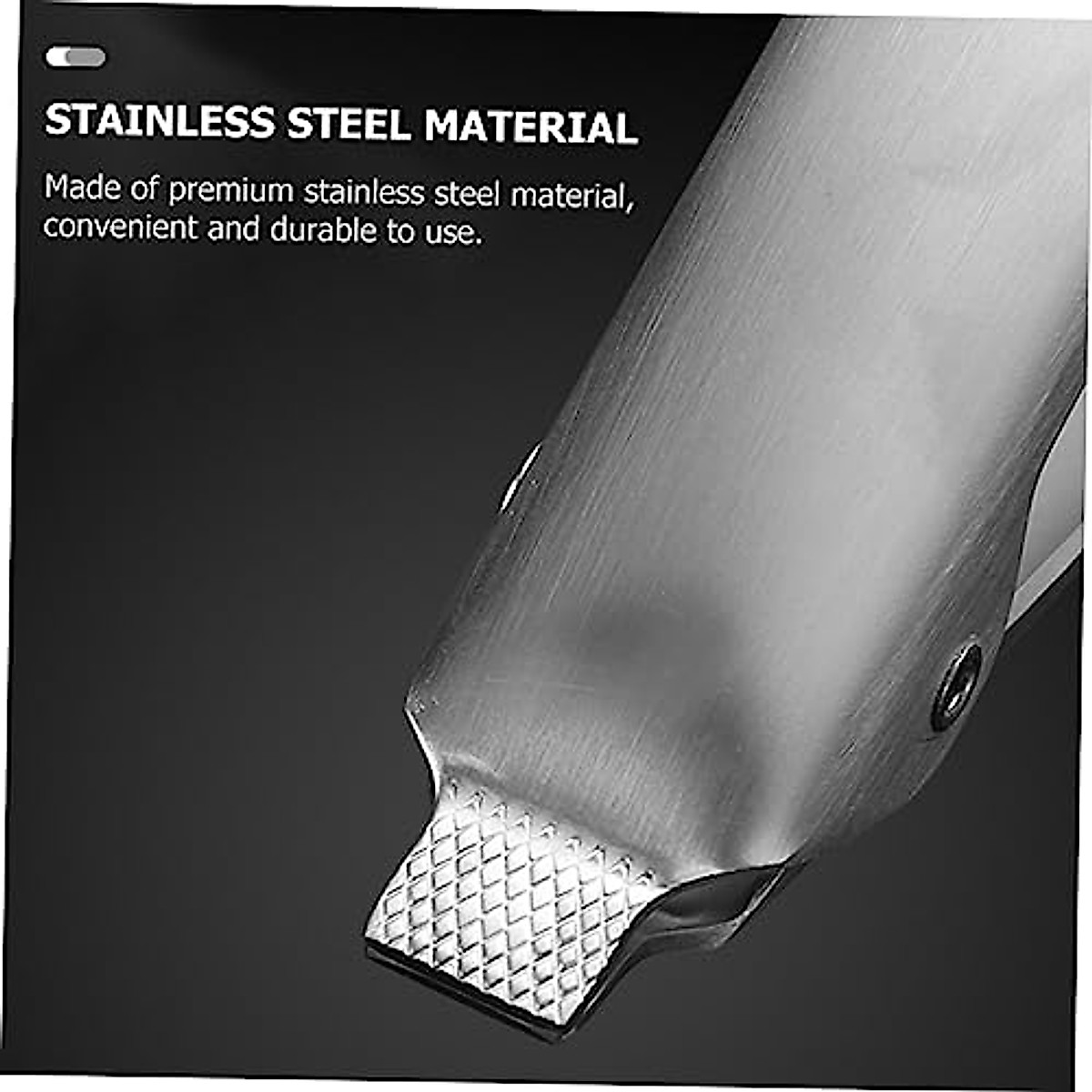 FELTECHELECTR Stainless Steel Clam Opener Knives Dexter Knives Daily Use Clam Clamp Ergonomic Clam Clamp Clams Open Clips Kitchen Clam Clamp Blood Clam Clip Pine Nut Opener Silver