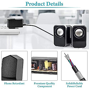 5V 1A AC Adapter, Waysse 5V 1A Power Supply DC Power Adapter,100V-240V Slim Design AC Power Adapter Wall Charger for Android Tablets Webcam Routers Toys Recorder Speaker & More DC 5V Devices