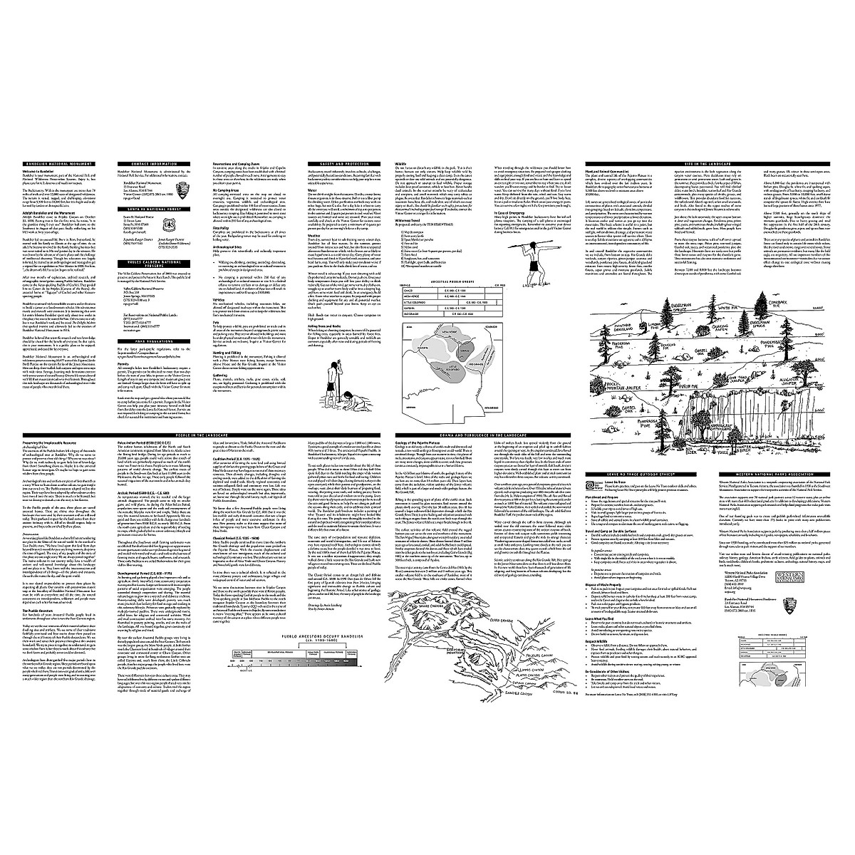 Bandelier National Monument Map (National Geographic Trails Illustrated Map, 209)