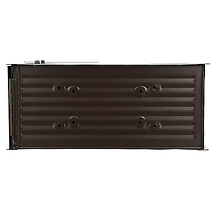 Gibraltar Mailboxes Northpointe Large Capacity Galvanized Steel Venetian Bronze, Post-Mount Mailbox, NM16NV01