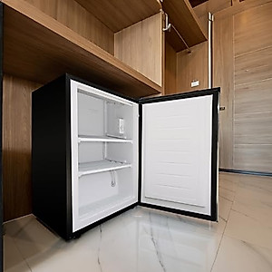 Magic Chef Compact Mini Freezer for Bedroom, Garage, Office, and More with Manual Defrost Function and Recessed Door Handle, Silver