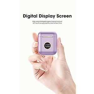 Homztil Ethic 6 TWS Bluetooth Headphone Earphone LED Battery Display Stereo Wireless Headset Earbuds in Ear Handsfree Ear Buds