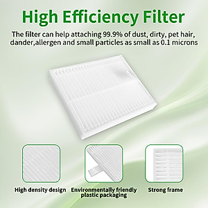 17 Pack Accessories Compatible with iRobot Roomba Essential Series Y0140 Y0110 Q0120 Robot Vacuum Cleaner,1 Main Brush,4 side brushes,4 Filters,4 mop pads