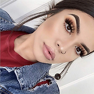 GGOKOK False Eyelashes 3D Faux Mink Eyelashes Handmade Luxurious Volume Fluffy Natural False Eyelashes Fluffy Long Soft Reusable Eyes Lashes Dramatic Eyelashes 5 Pairs