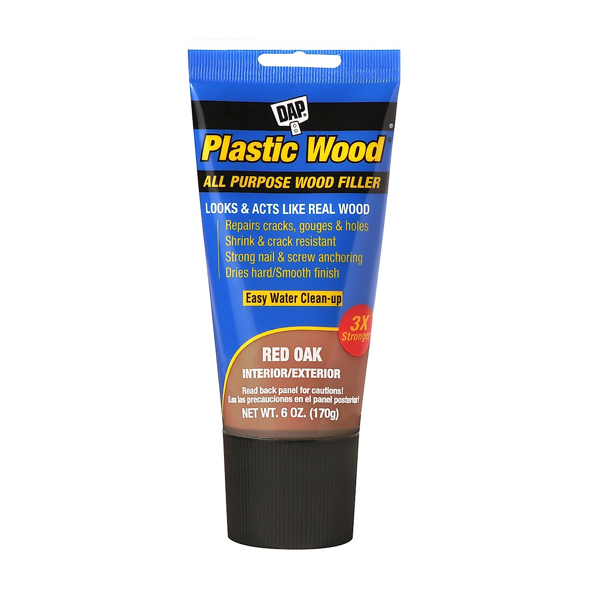 DAP 583 Series 00583 6oz Red Oak Latex Plastic Wood, 6 Oz, 6 Ounce