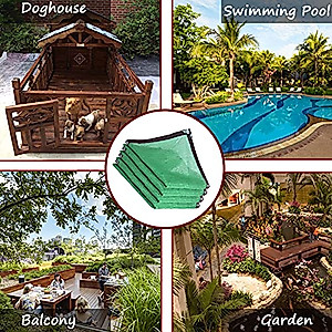 DKLE 10x10 ft Shade Screen for Greenhouse Breathable Outdoor, Garden Shade Netting Sun Protection, Shade Cloth UV Resistant Mesh 85% Shading Rate, for Protection Plants Flowers Pet Kennels