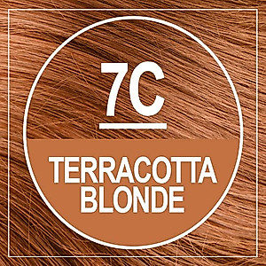 Naturtint Permanent Hair Color 7C Terracotta Blonde (Pack of 1), Ammonia Free, Vegan, Cruelty Free, up to 100% Gray Coverage, Long Lasting Results