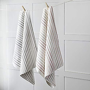 SKL Home by Saturday Knight Ltd. Tie Dye Stripe 2-Piece Cotton Hand Towel Set, Gray