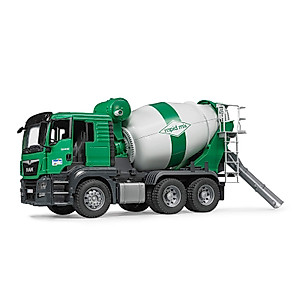 Bruder 03710 Man Tgs Cement Mixer Truck Vehicle for ages 36 months to 180 months
