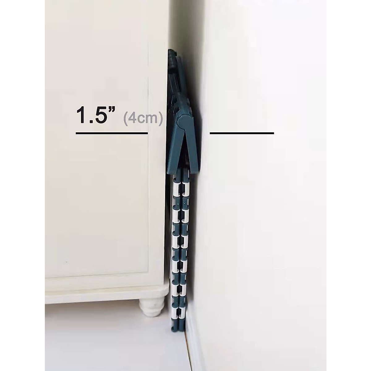 QSYW Folding Step Stool Compact Plastic Foldable Step Stool Holds Up to 300 lbs,12 inches,30cm,Non-Slip(Green) 1PCS