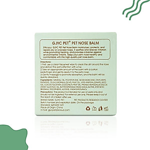 Pet Nose Balm for Dogs & Cats - Natural Healing & Moisturizing Balm for Dry, Cracked Snouts - Plant-Based, Soothing Skin Formula