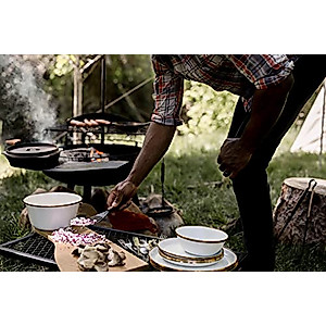 Barebones Cowboy Grill Fish Spatula - Heavy Duty Metal Spatula for Grilling Fish - Stainless Steel Grill Spatula