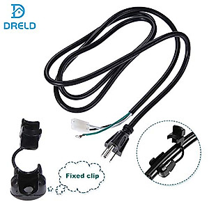 Smoker Grill Power Cord Kit by Dreld，Barbecue Power Cord Replacement for Traeger and Pit Boss Pellet Smoker Grills - 6 Feet