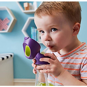 b.box 20 oz Tritan Drink Bottle: Kids Water Bottle with Straw and Lid for School, Sports, Travel, Daycare. Spill Proof & Leak Proof. Easy Grip Triangle Shape. BPA Free, Dishwasher Safe.