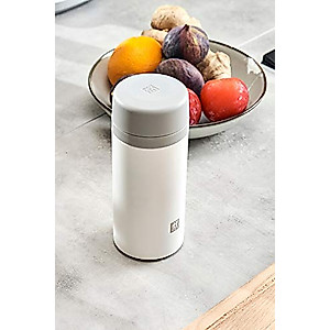 ZWILLING Thermo Tea & Fruit Infuser, 14.2 oz, Silver-White