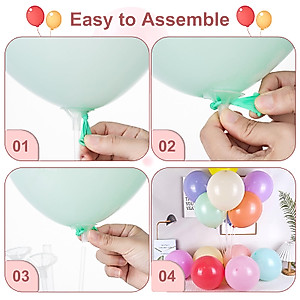 20 Sets Balloon Stands for Table Balloon Sticks with Base Clear Balloon Centerpiece Stand Balloon Holder for Birthday Graduation Baby Shower Wedding Christmas Wedding Anniversary Party