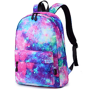 Abshoo Lightweight Water Resistant Galaxy Backpacks For Teen Girls Boys School Bookbags (Galaxy A)
