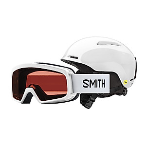 SMITH Glide Jr.. MIPS/Rascal Combo Snow Helmet in Lava, Size Youth X-Small