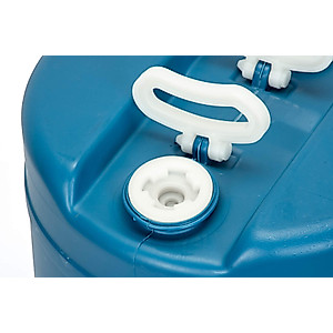 15 Gallon Emergency Water Storage Barrel - 1 Tank - Preparedness Supply - Water Tank Drum Container - Portable, Reusable, BPA Free, Food Grade Plastic