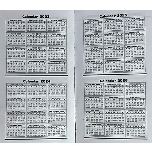 2024 WEEKLY Business Pocket Planner Agenda Calendar Appointment Diary Book 4x6 3x6 (Blue)