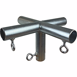 1" F5, 5-Way Flat Roof EMT Conduit Canopy Fittings by Cowboy Canopy, DIY Metal Carport Parts (1)