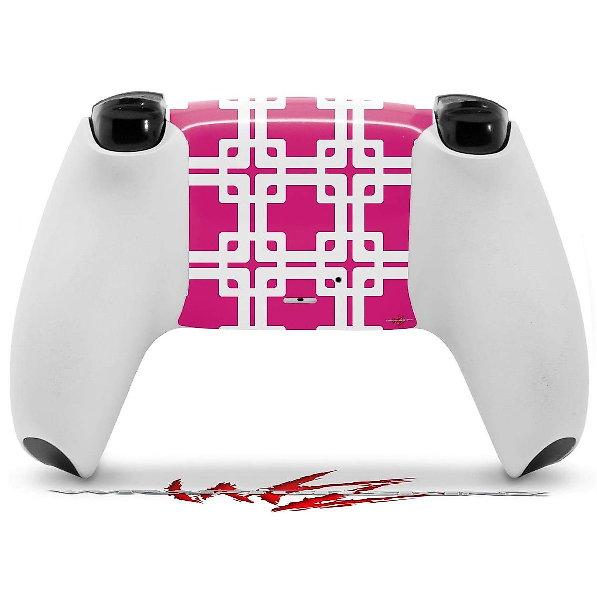 WraptorSkinz Skin Wrap compatible with Sony PS5 DualSense Controller Boxed Fushia Hot Pink (CONTROLLER NOT INCLUDED)