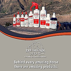 Four Oaks Farm Ventures, Natural Release Muscle Gel Treatment - Horse Liniment for Sore Muscles, Joint Pain, Tendon & Inflammation Relief - Easy to Use, Fast Acting, Alcohol & Menthol Free (16 oz)