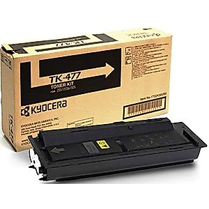 Kyocera 1T02K30US0 Model TK-477 Black Toner Kit For use with Kyocera FS-6525MFP, FS-6530MFP, TASKalfa 255 and TASKalfa 305 Printers; Up to 15,000 Pages Yield at 5% Average Coverage
