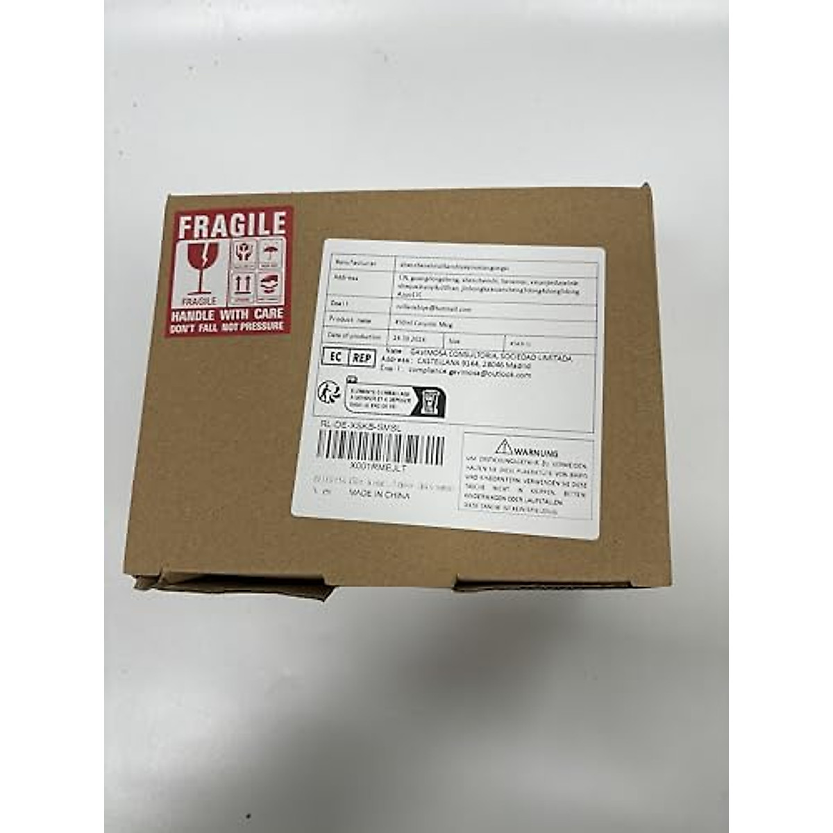 RELEDESA 16 Oz Large Ceramic Coffee Mug with Big Handle, Handmade Glazed Tea Cup for Office and Home, Microwave and Dishwasher Safe, Small Coffee Cups for Hot and Cold Drinking (Ink Green)