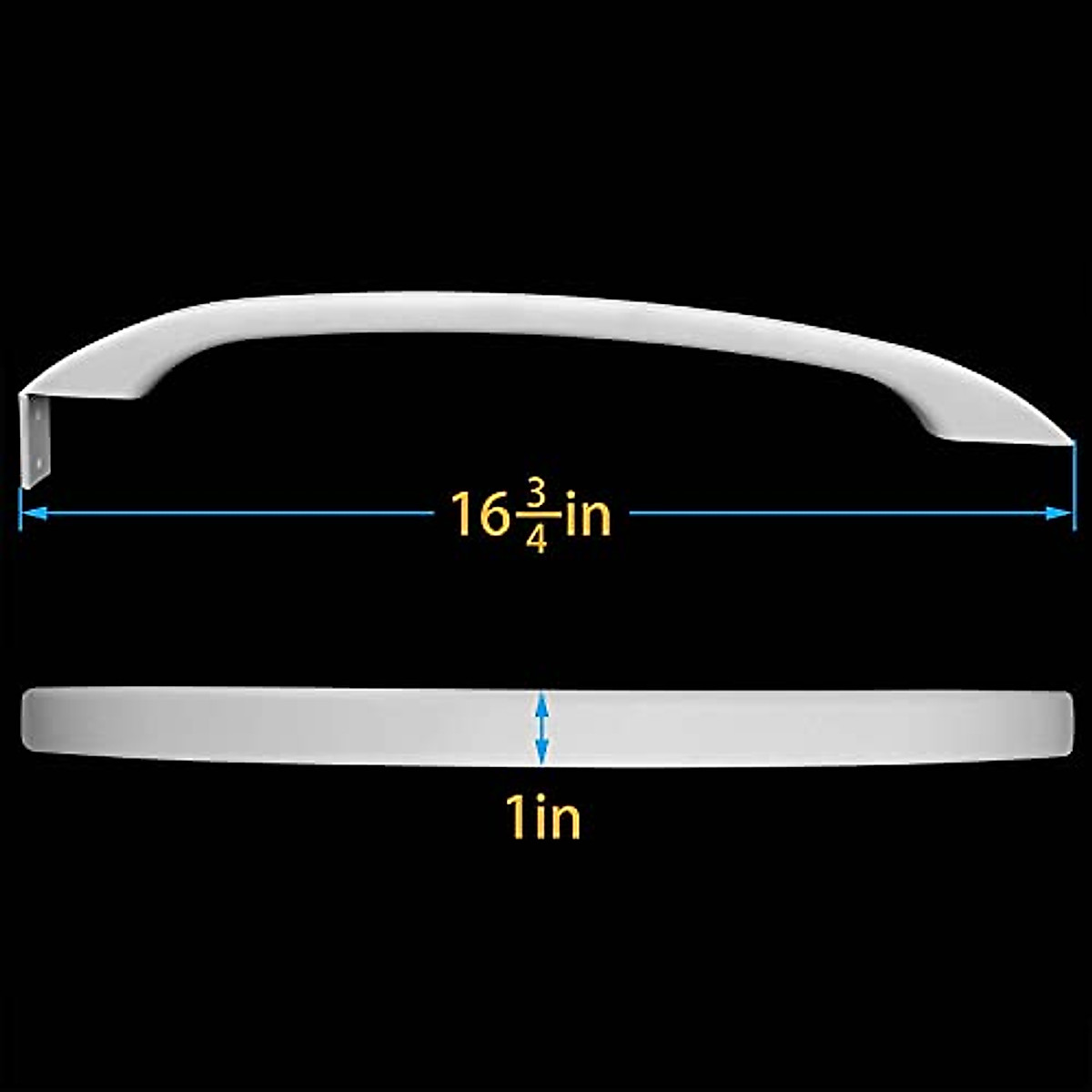 218428101 Refrigerator Replacement Door Handle for Frigidaire, Replaces AP2114539, 241711801, 372, AH427922, EA427922, PS427922
