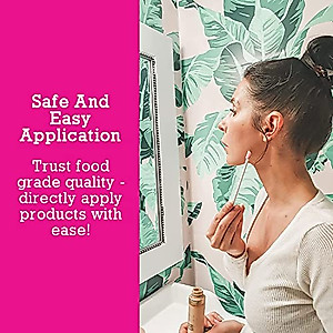 Spatty Last Drop Mini Makeup Spatula (6 Inch Pink) Shark Tank Mom Made Scrapes Foundation, Lotion, Cosmetics, Beauty Products, Perfect Gifts for Women, Teen, Grandma, Stocking Stuffers Under 5 Dollars