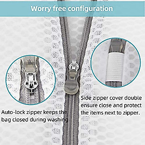 GOGOODA Delicates Laundry Wash Bags Lingerie Bags for Laundry Great for Laundry, Hosiery, Blouse, Underwear, Pantyhose, Socks (Set of 3 Medium)