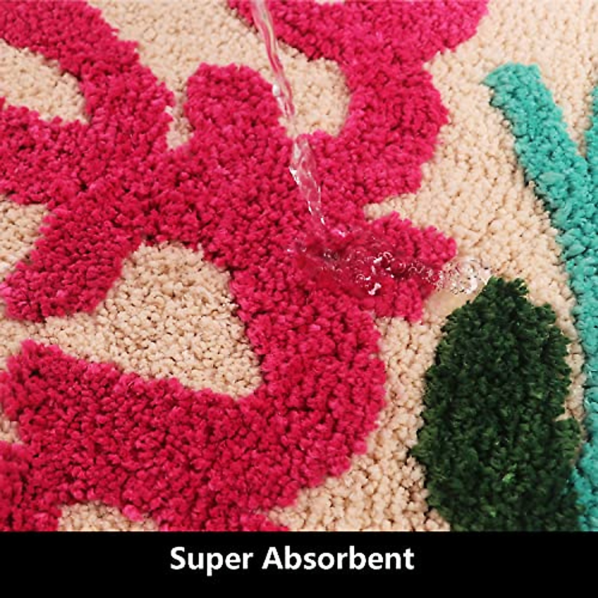 Zeeinx Get Naked Bath Mat Cute Bathroom Rugs Non Slip Microfiber Bath Rugs Funny Bathroom Decor Machine Washable Bath mat for Tub and Shower,20”x32”