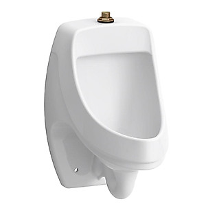 KOHLER 5452-Et-0 Dexter Wall-Mount 0.125 Gpf Urinal With Top Spud , One Size, White
