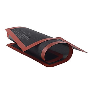 Maedack Silicone Pastry Mat - 30x40cm Non-Slip Micro-Perforated Oven Mat Silicone Biscuit Baking pad Pizza Cake Baking Pan Mat Oven Bakeware Tools