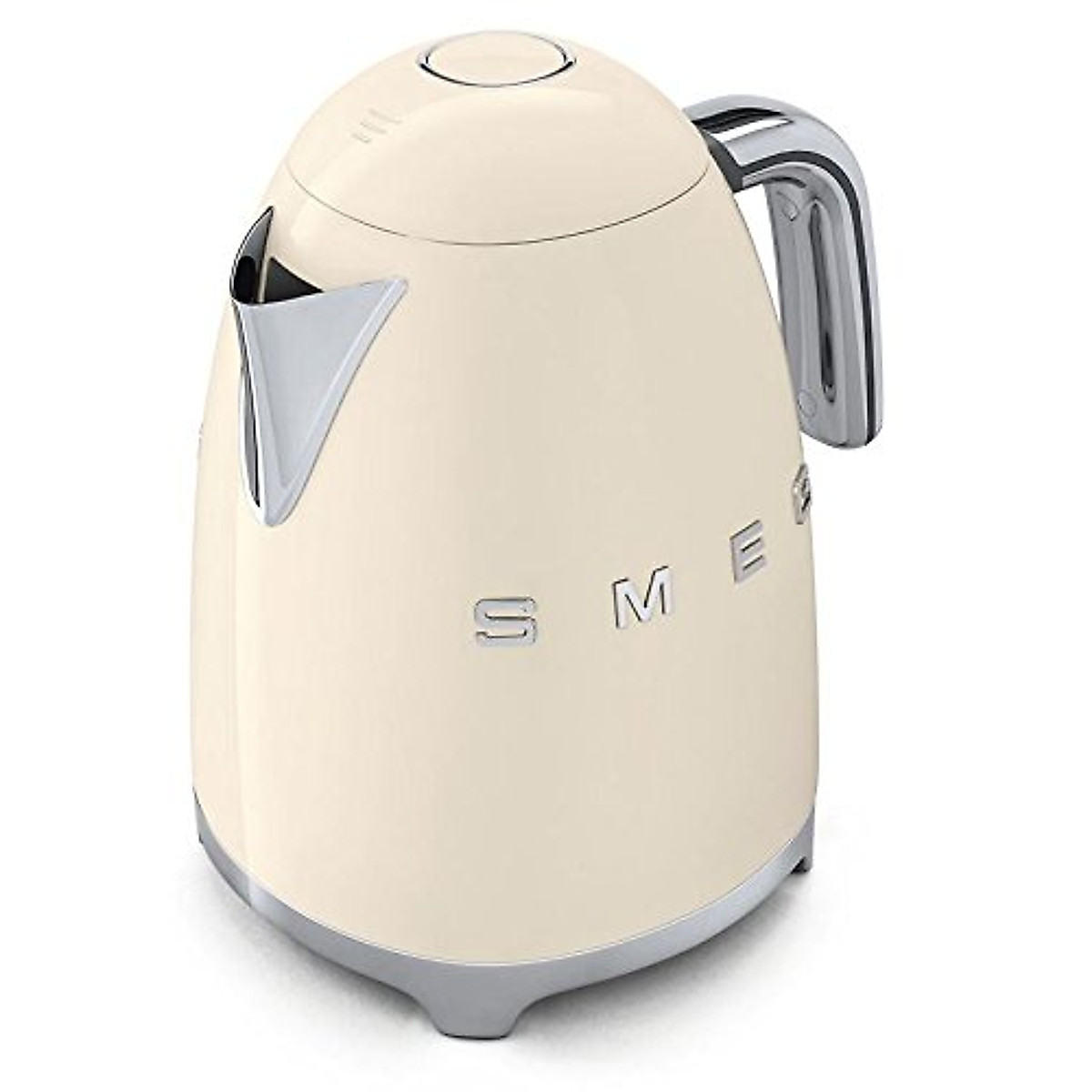 Smeg KLF01CRUS 50's Retro Style Aesthetic Electric Kettle, Cream