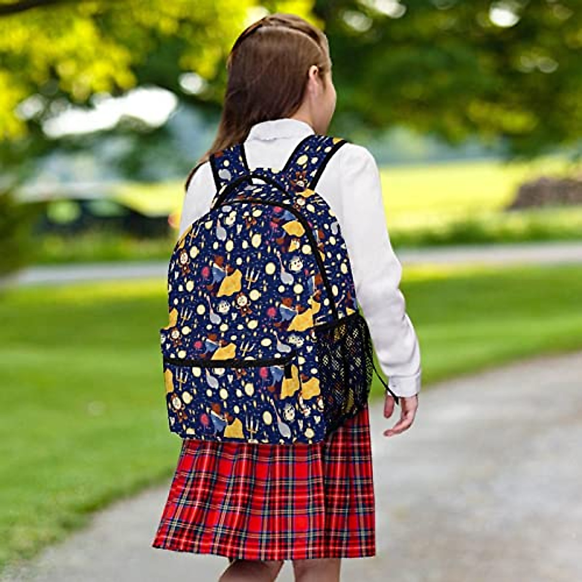 AllAnime Beauty Backpack Beast for Girls Boys Women Men School Work Gifts