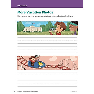 Scholastic Success with Writing Grade 1 Workbook