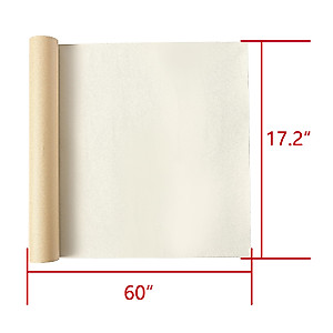 SANSAM Self-Adhesive Flannel Fabric - 17.2''x60'' Roll Soft Purple Adhesive Velvet Flocking Liner for Drawer, Cabinet,Shelves,Jewelry Box, Felt Repair Patch for Clothing, Furniture