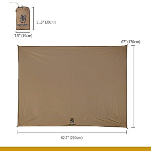 OneTigris Bulwark Camping Tarp & Waterproof Tent Footprint