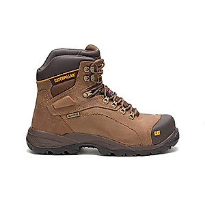 Cat Footwear Men's Diagnostic HI ST Work Boot, Dark Beige, 10